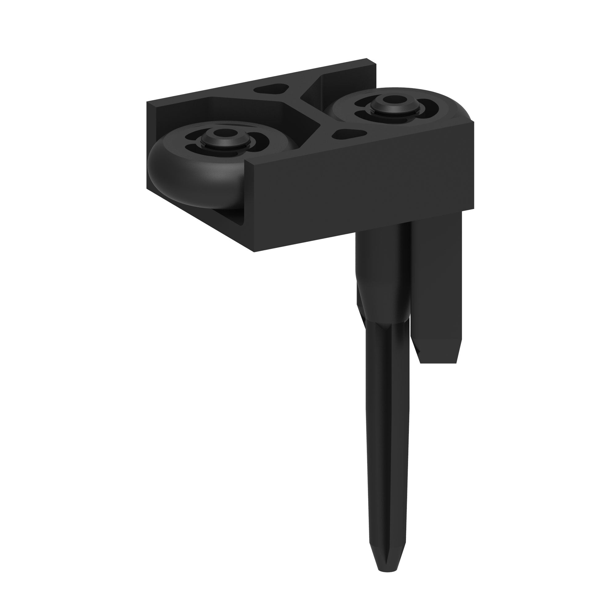 2 Guides à galets - Coulissant Acier – Kazed