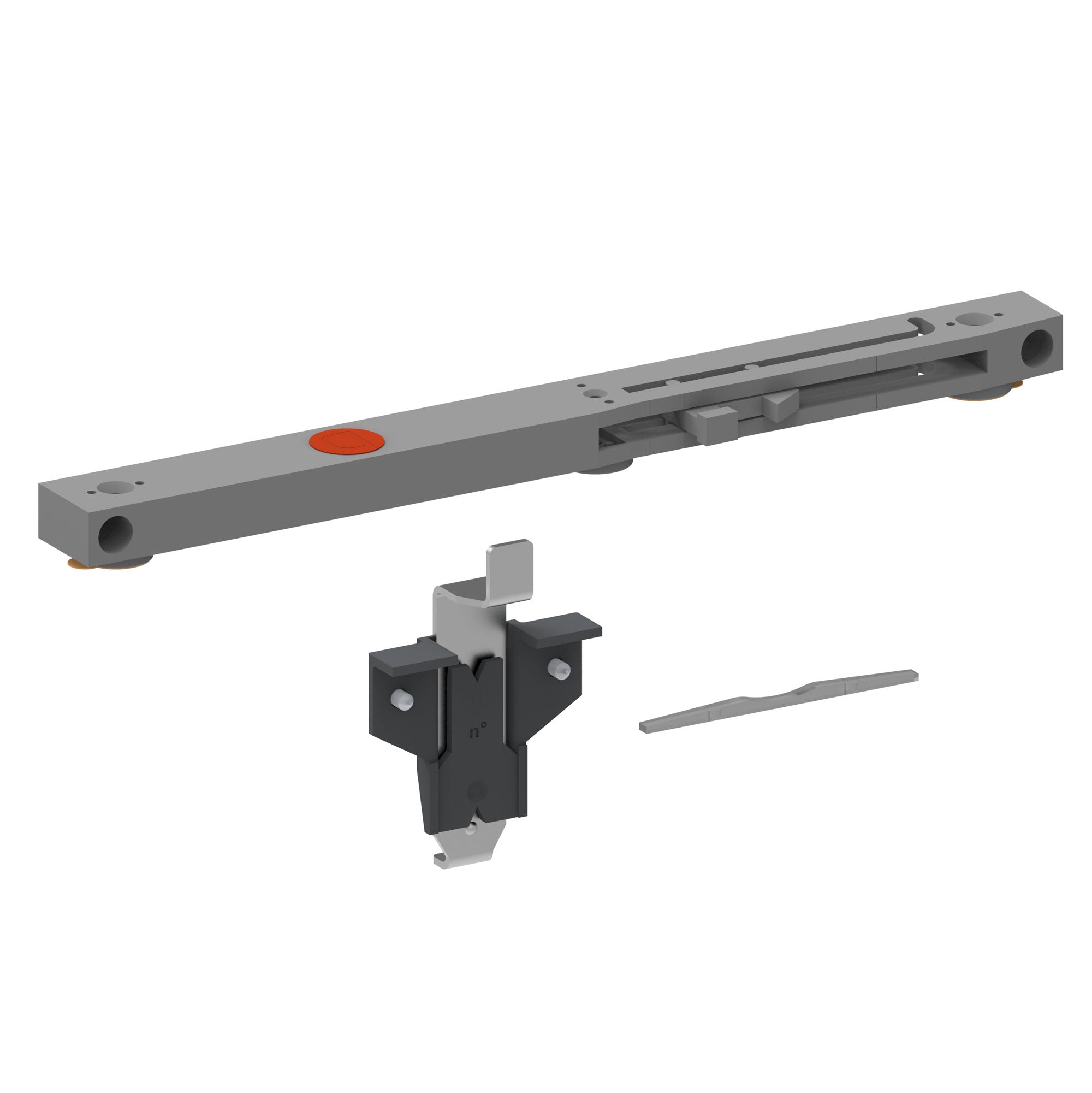 1 Amortisseur droite + 1 déclencheur - Coulissant Acier – Kazed