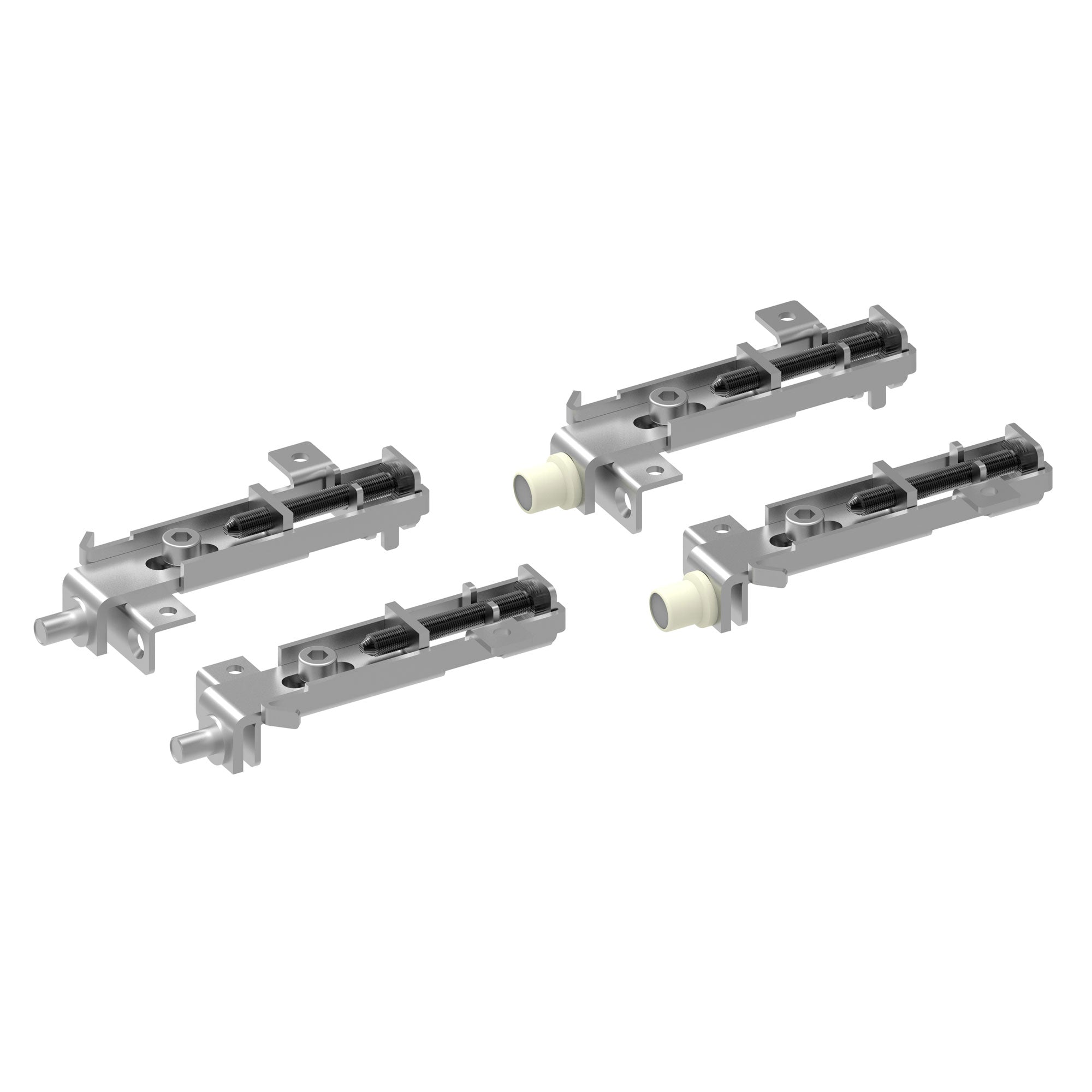 2 Pivots et 2 pivots glissants - Pliant Alu – Kazed