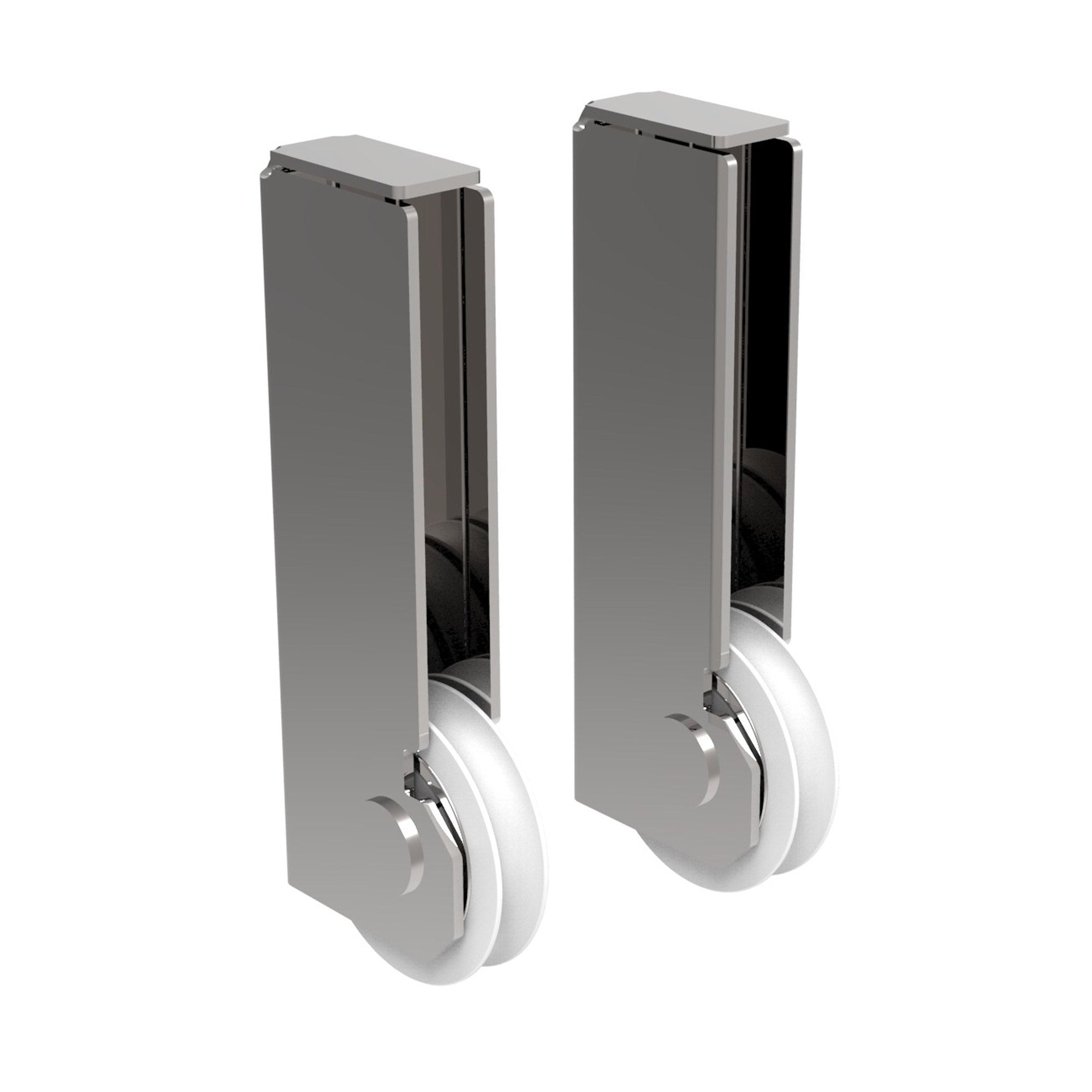 2 Roulettes briquet - Coulissant Acier – Kazed